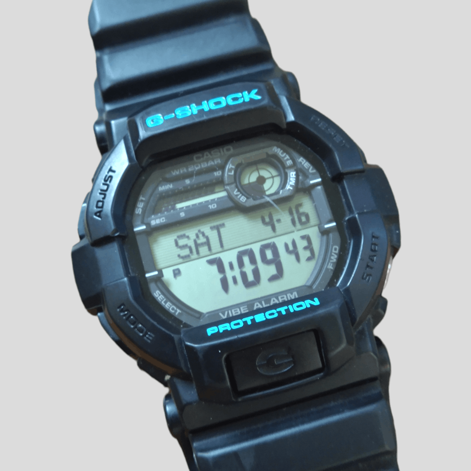 Casio × G Shock Casio G-Shock GD-350-1C Watch Black Blue Quartz | Grailed