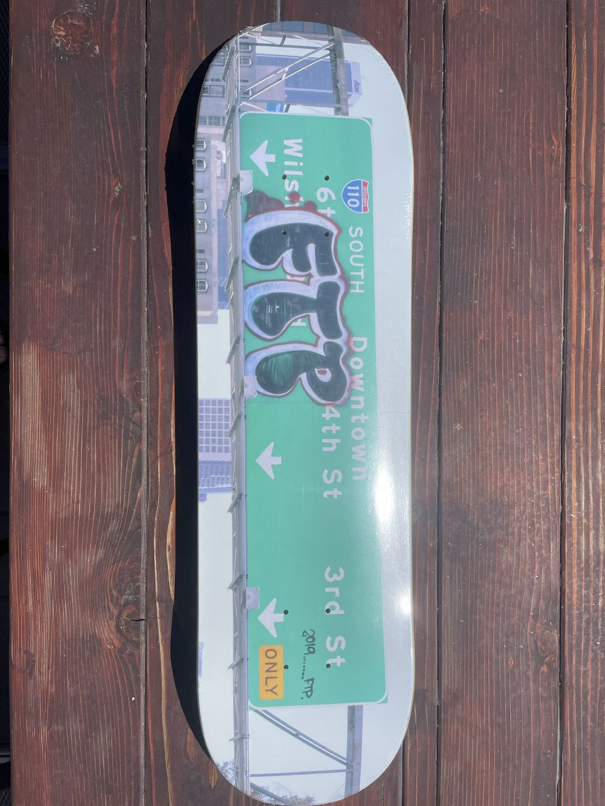 Fuck The Population FTP Freeway Logo Skateboard Deck | Grailed