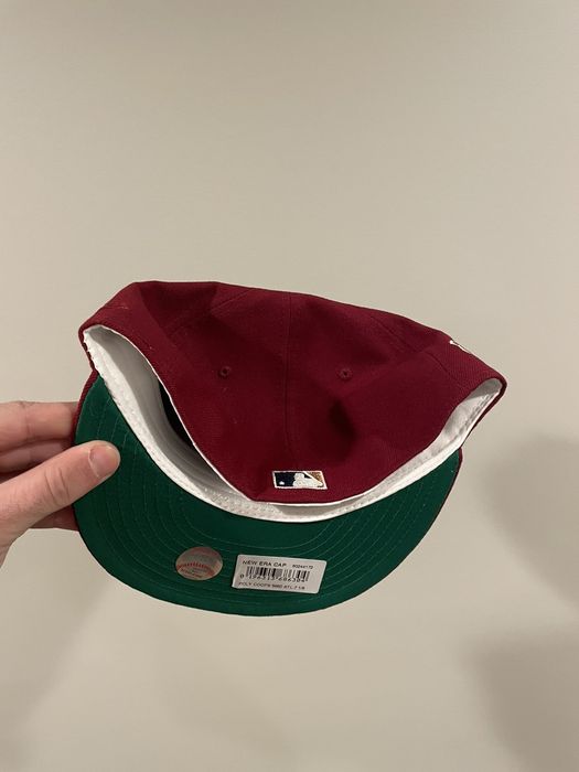 New Era Atlanta Braves Fitted Hat Size 7 1/8 Not Hat Club | Grailed