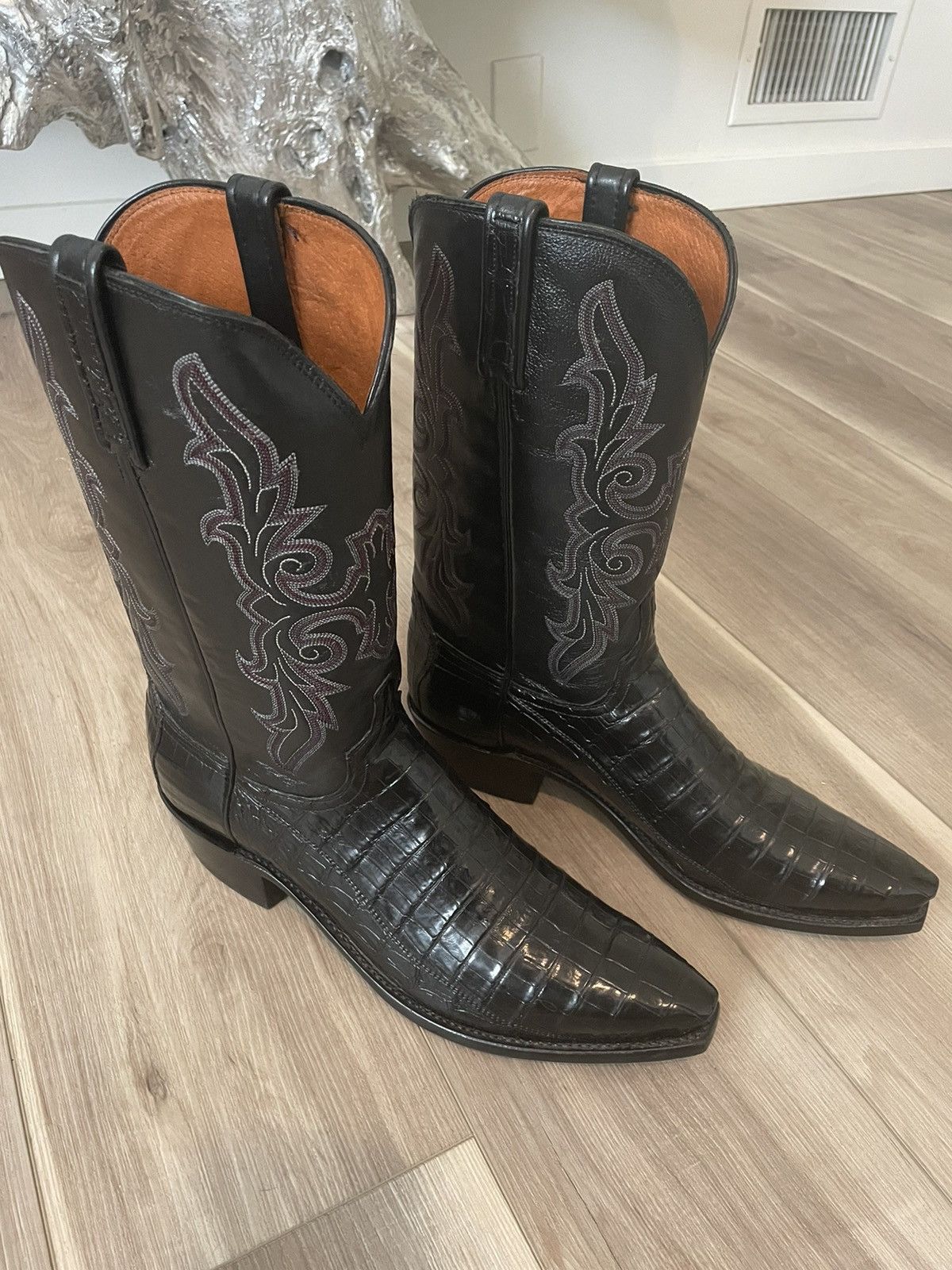Lucchese Lucchese alligator skin boots | Grailed