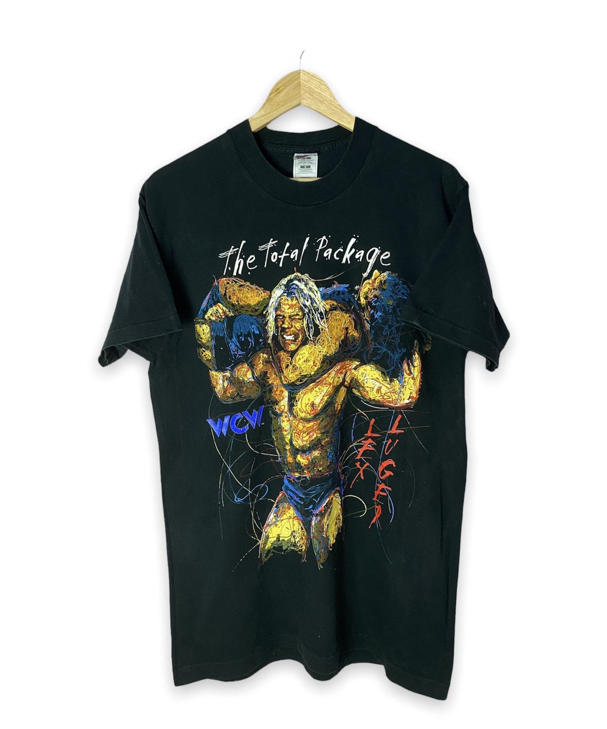 Vintage × WCW/nWo × WWF Vintage Lex Luger WWF WCW Tees | Grailed