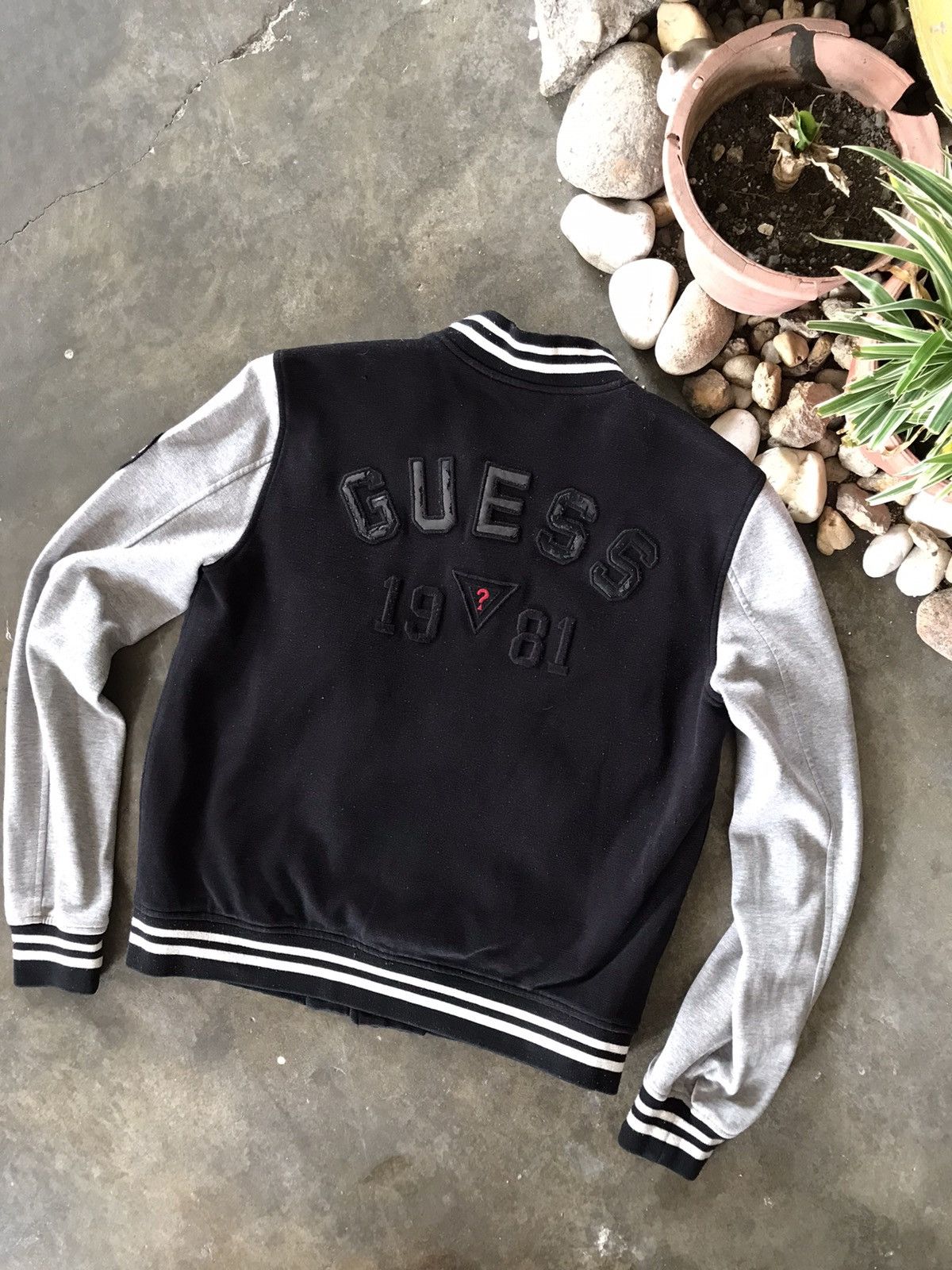 Bomber Jacket × Guess × Varsity Jacket Guess 1981 USA Varsity Jacket 🔥 ...
