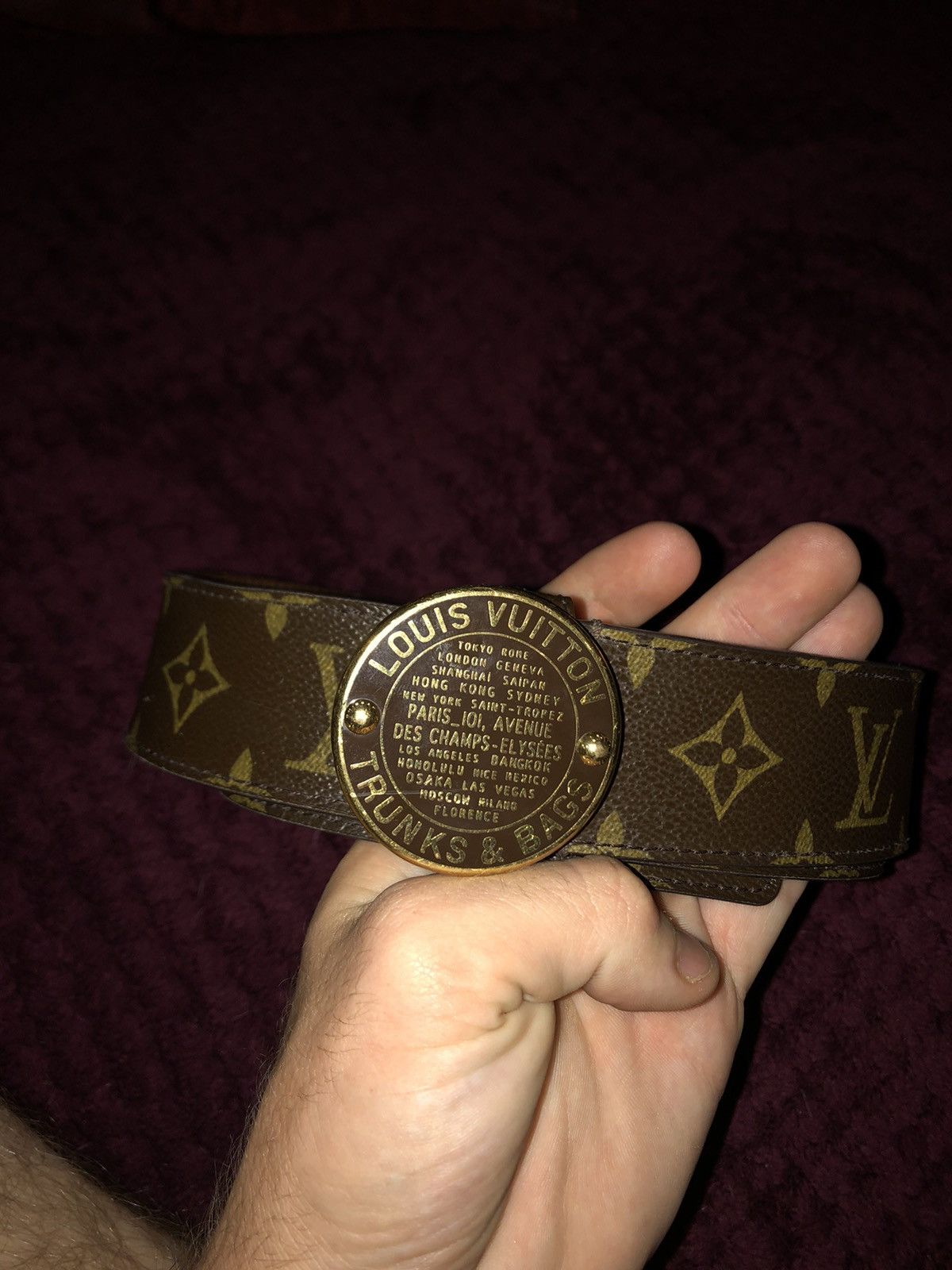 Louis Vuitton Louis vuitton trunks and bags belt | Grailed