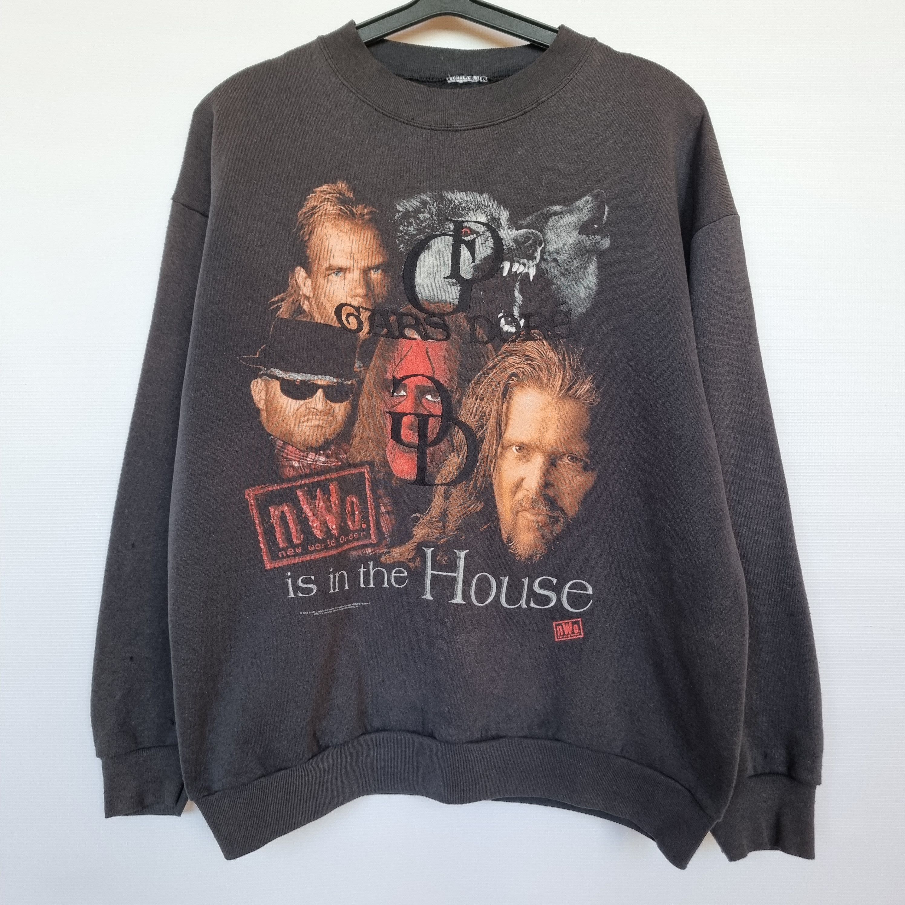 Vintage vintage NWO WCW Sting sweatshirt like Pac Razor Undertaker ...