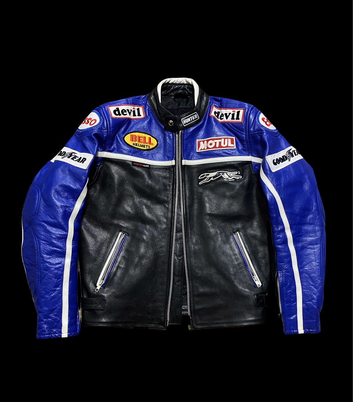Vintage Vintage Racing Leather Jacket Very Rare 90s | Grailed