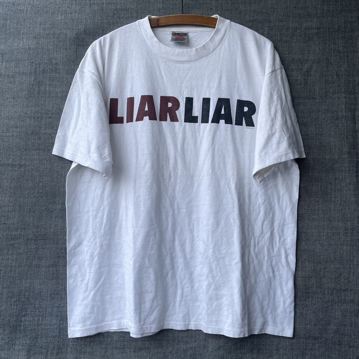 Movie × Vintage Vintage 1996 LIAR LIAR Movie Promo T-Shirt | Grailed