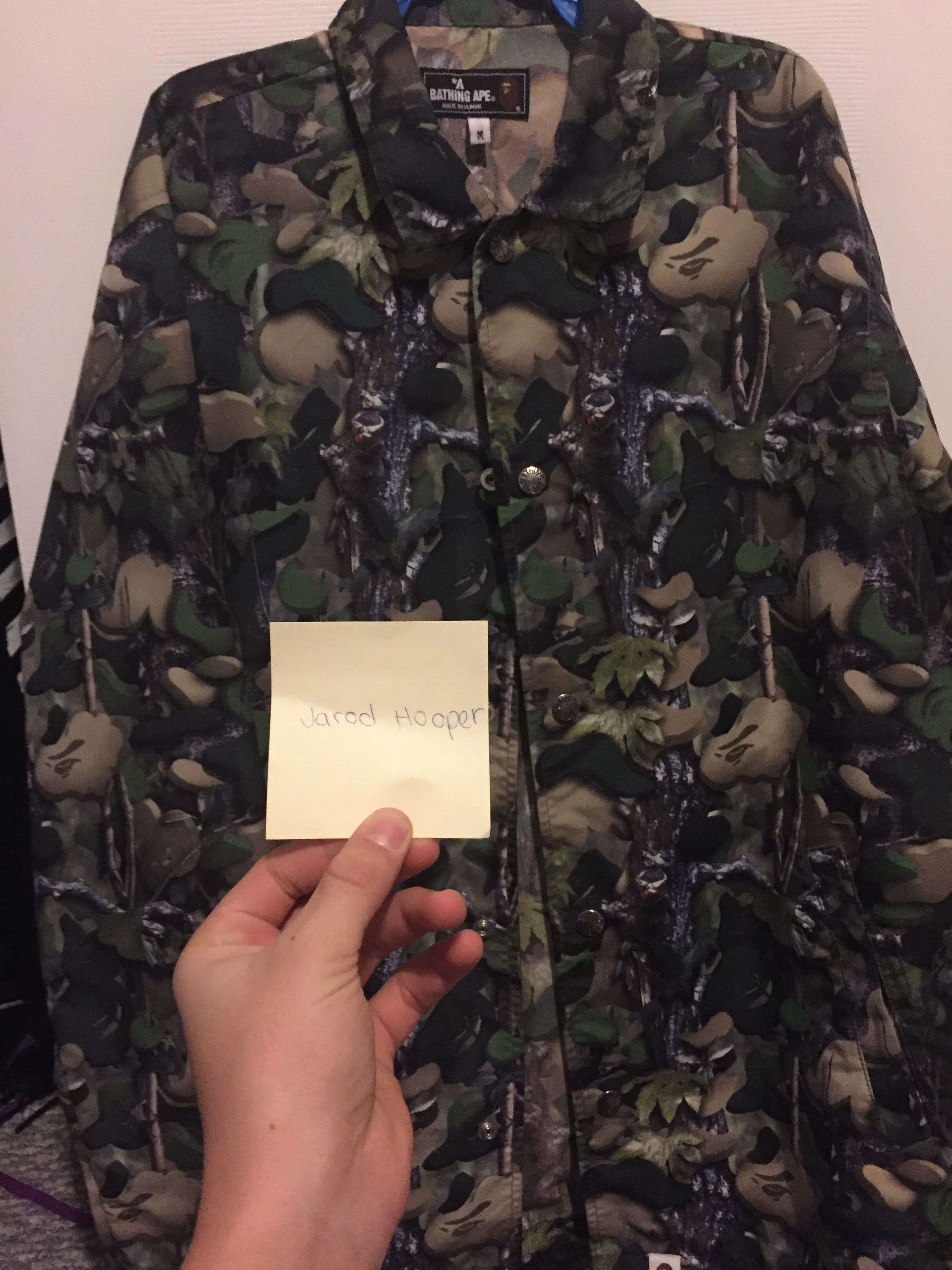 Bape Tree Camo Coaches Jacket | Grailed