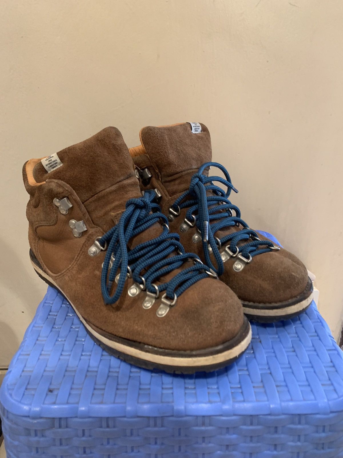 Visvim VISVIM SERRA LIGHT BROWN SUEDE LEATHER HIKING BOOTS US 8 | Grailed