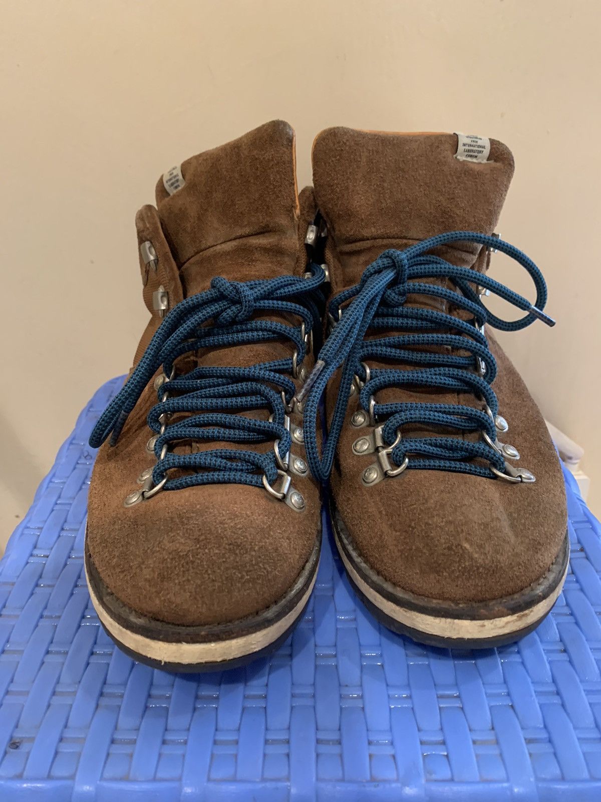 Visvim VISVIM SERRA LIGHT BROWN SUEDE LEATHER HIKING BOOTS US 8 | Grailed