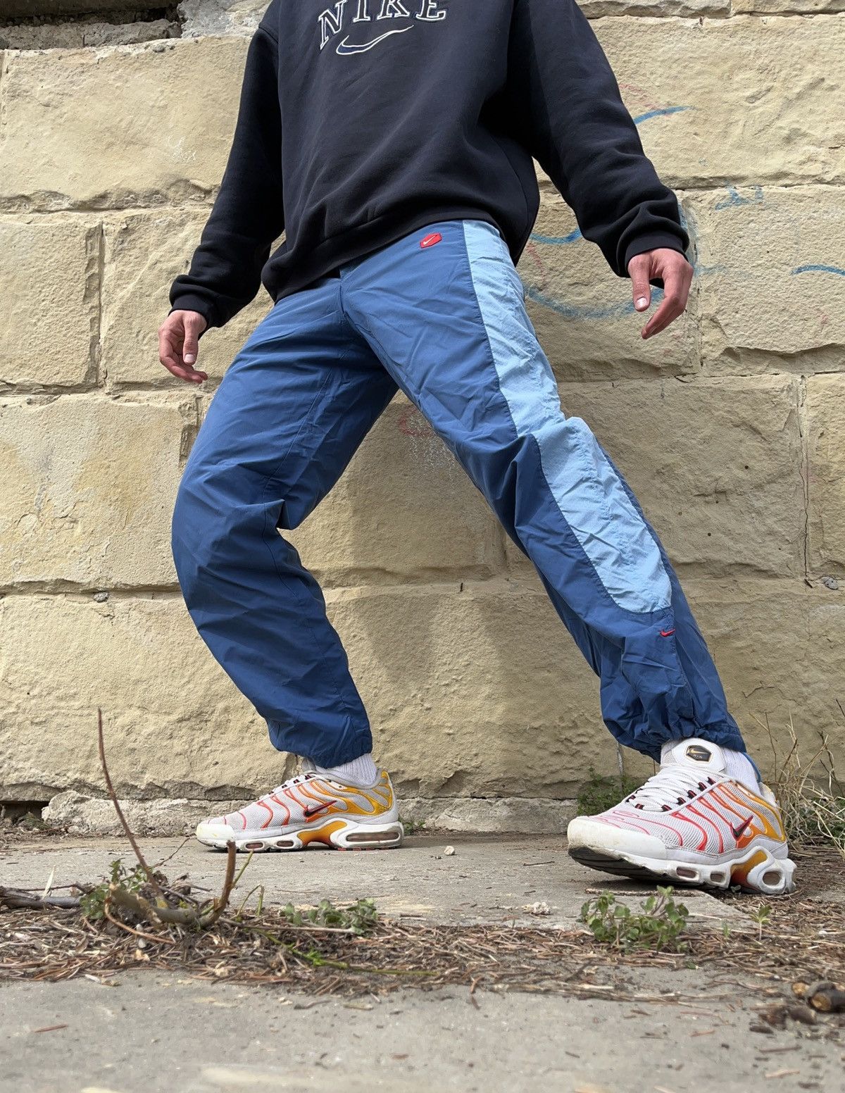 Nike × Vintage Vintage Nike Track Pants vintage Nike TN pants look like ...