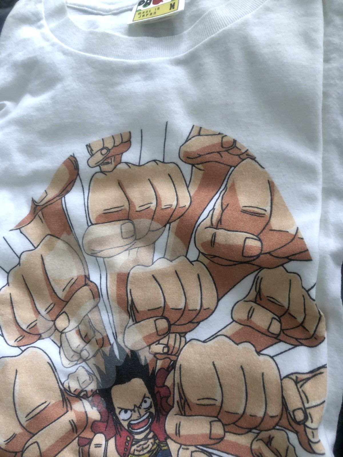 Bape Bape x onepiece luffy Gatling bape made in Japan VERYRARE! M | Grailed