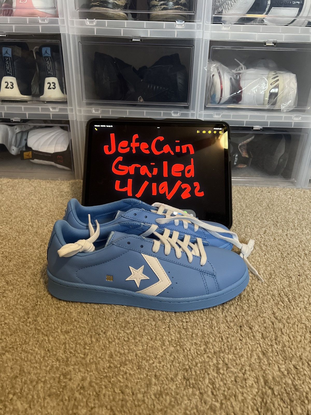 Converse Converse Pro Leather OX SGA CHASE THE DRIP | Grailed