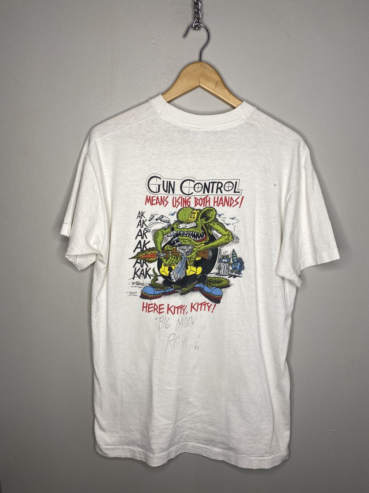 Vintage Vintage 1992 Autographed Rat Fink Tee | Grailed