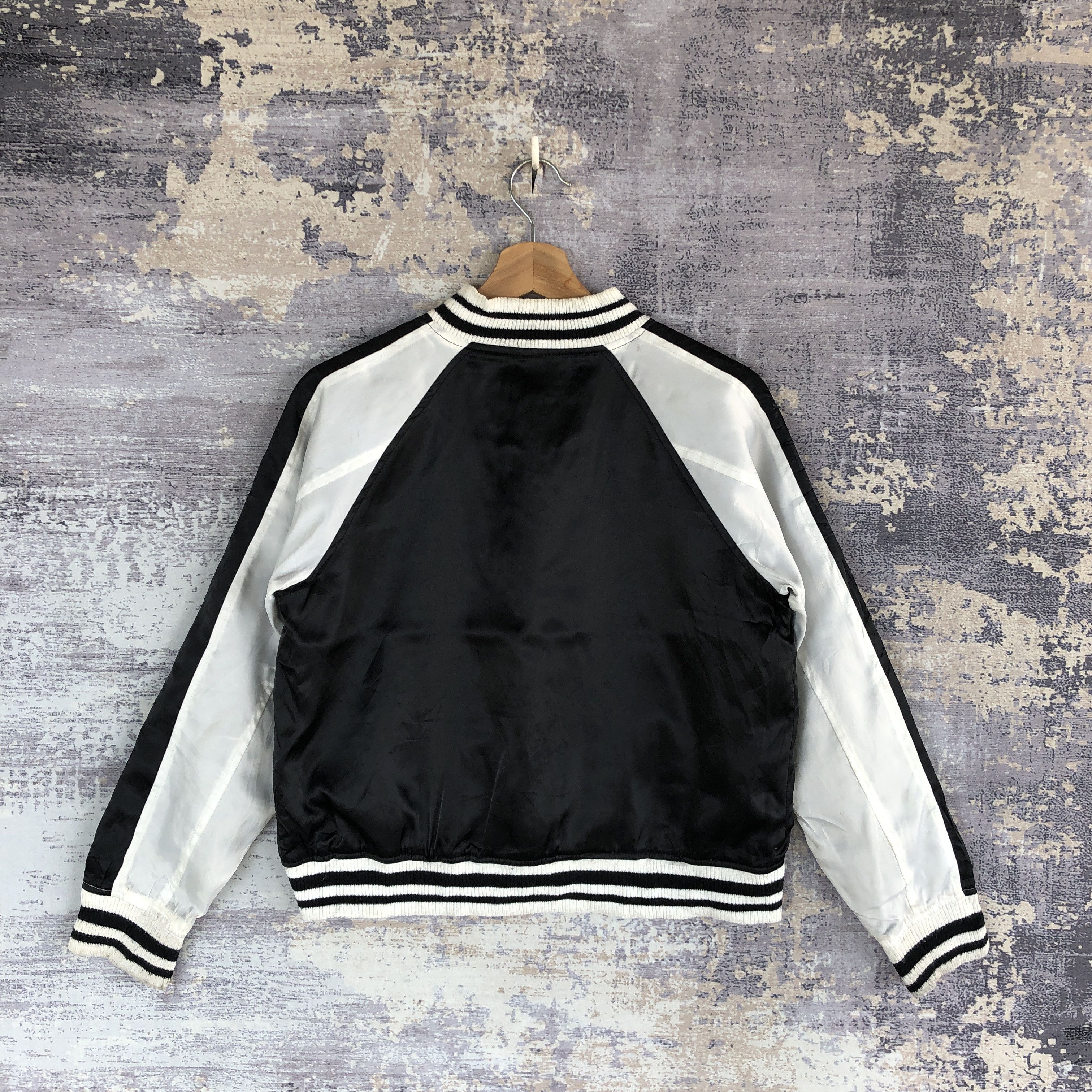 Bomber Jacket × Japanese Brand × Vintage Love Toxic Baseball Jacket ...