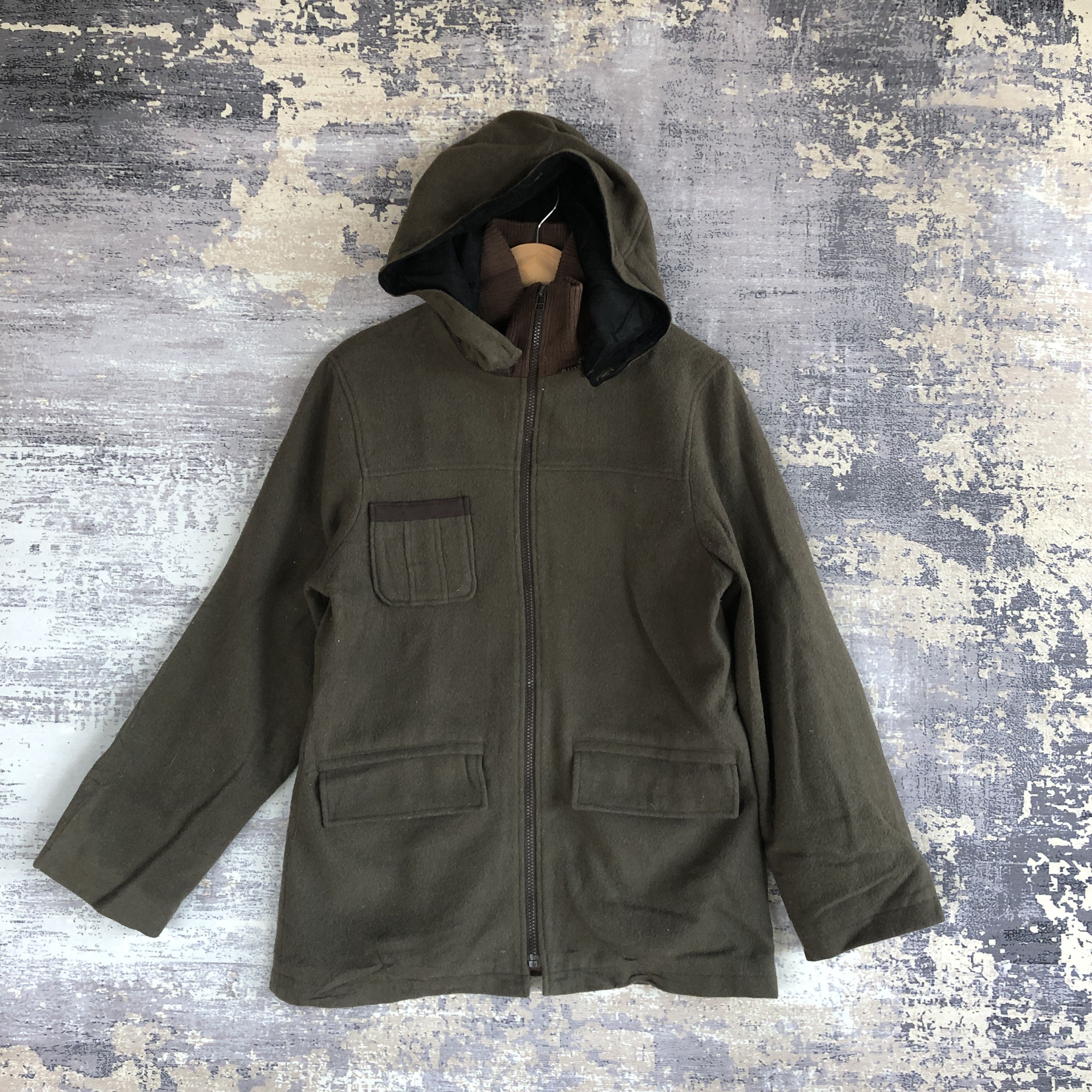 Japanese Brand × Vintage Vintage UBN Parka Jacket Japanese Hoodie Wool ...