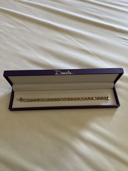 Other Daniels Gold Diamond tennis bracelet | Grailed
