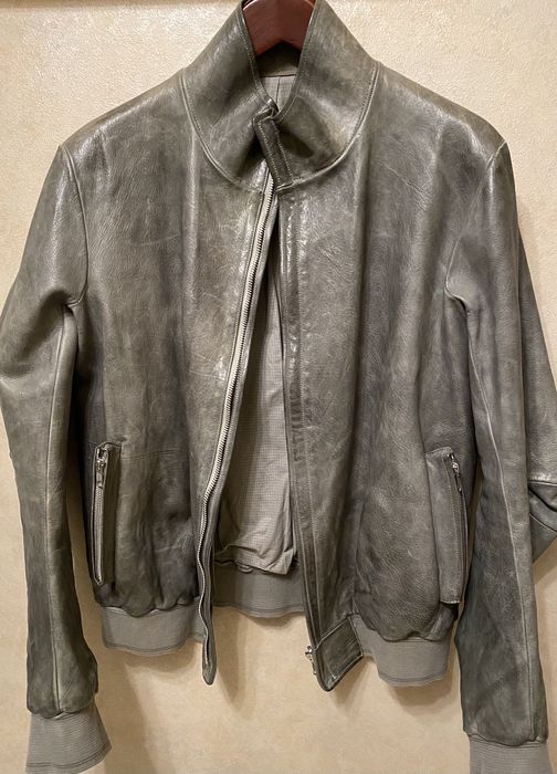 Carol Christian Poell CCP Leather Bomber | Grailed