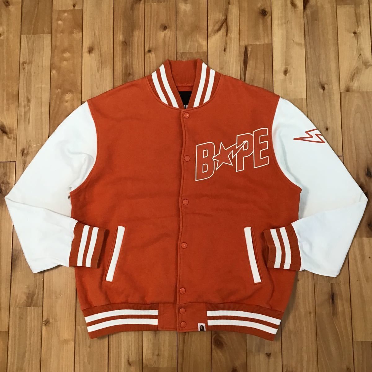 Bape BAPESTA logo Sweat varsity jacket BAPE STAR NIGO | Grailed