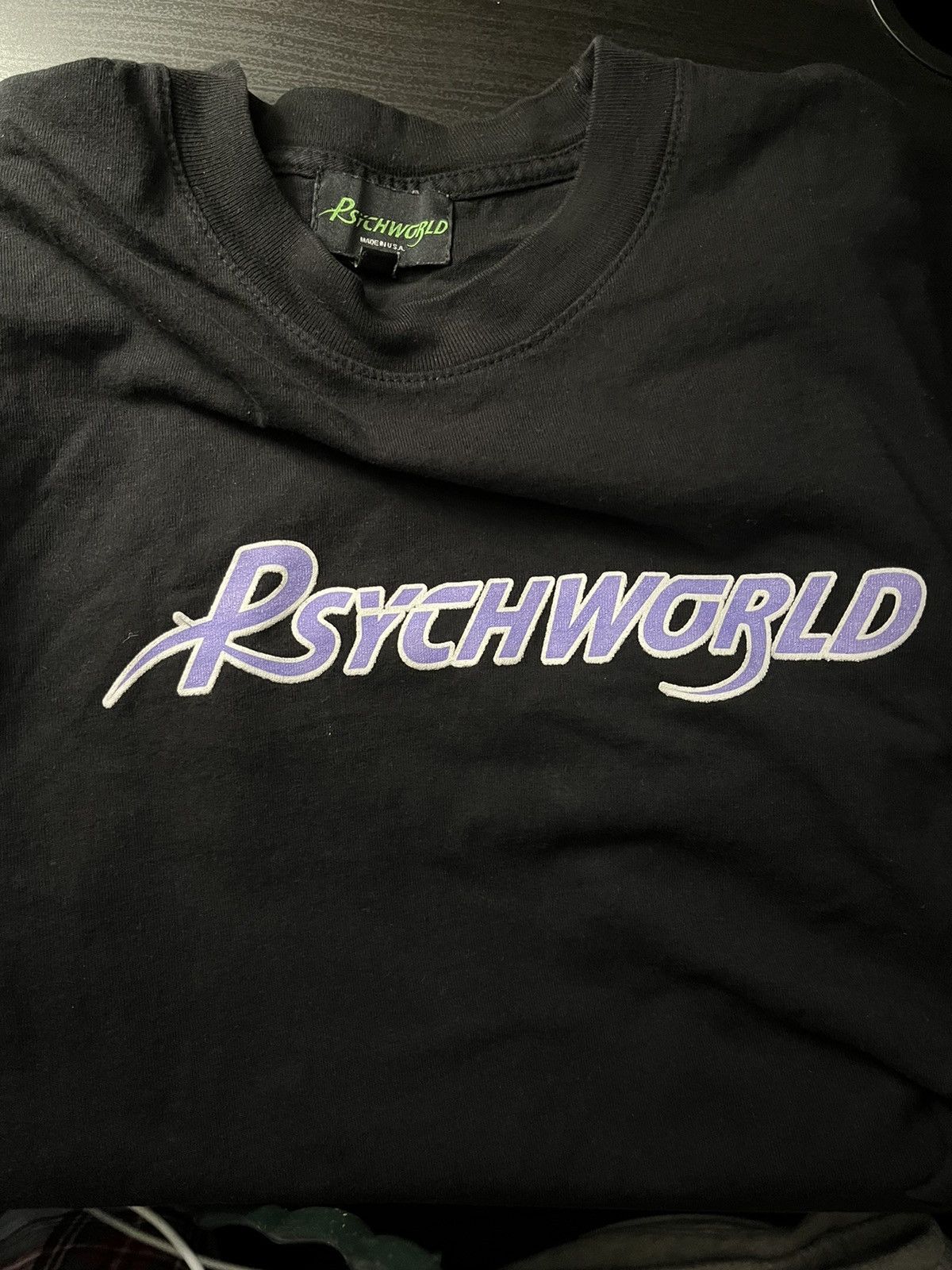 Psychworld Psychworld Purple Logo Tee | Grailed