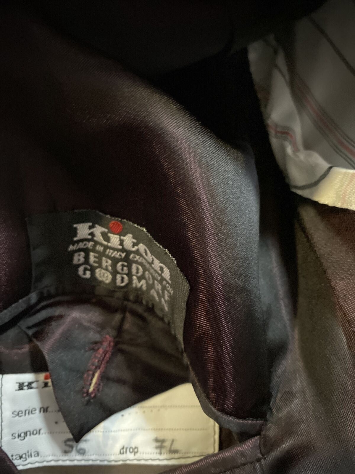 Kiton Coat in Burgundy | Grailed