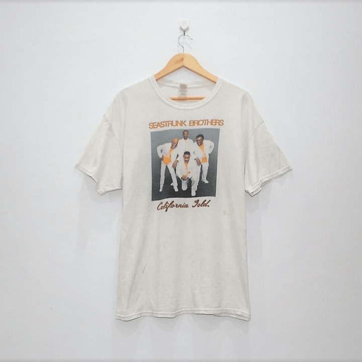 Band Tees × Made In Usa × Vintage Seastrunk Brothers - White | Grailed