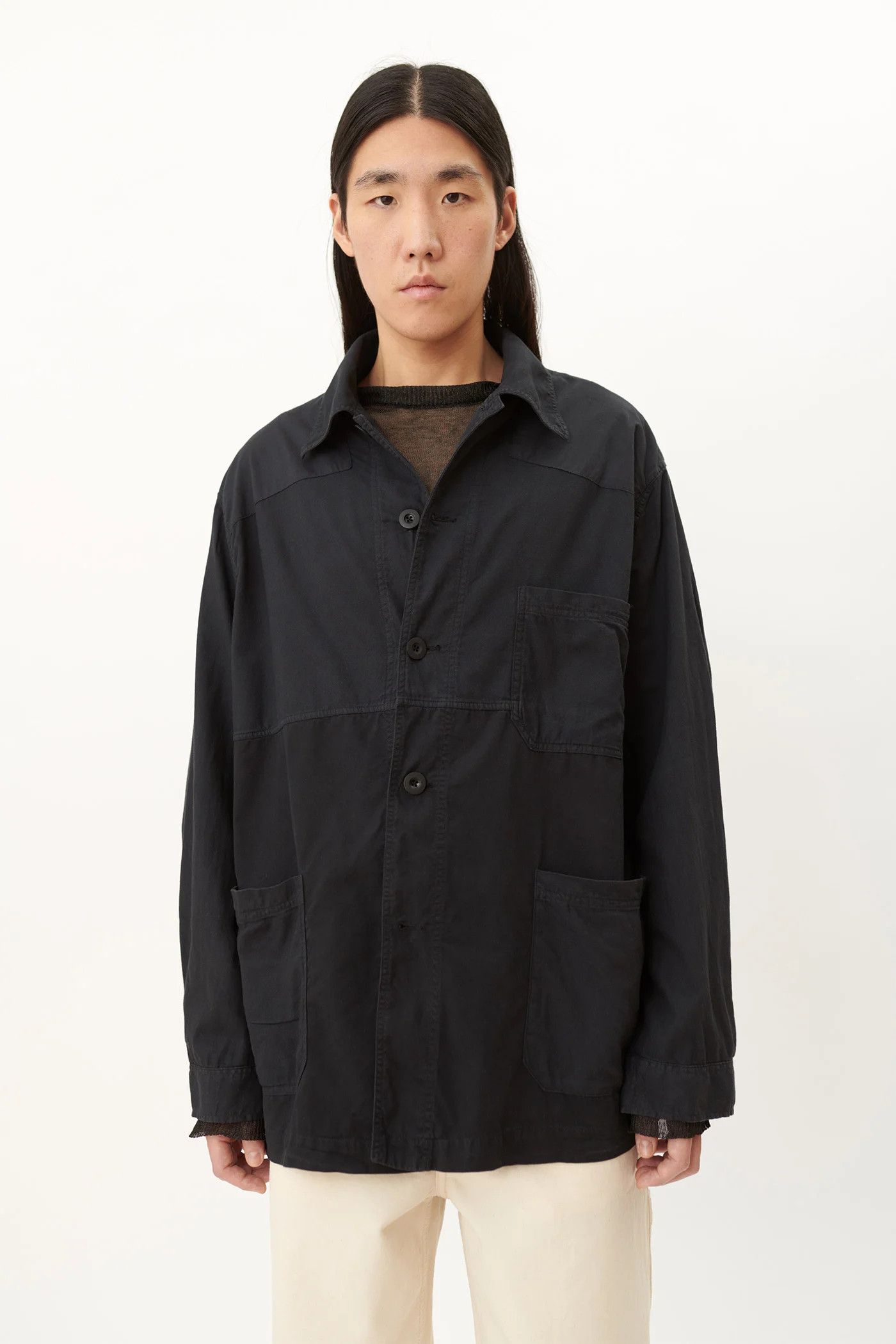 Our Legacy Work Patch Jacket in Black Voile | Grailed