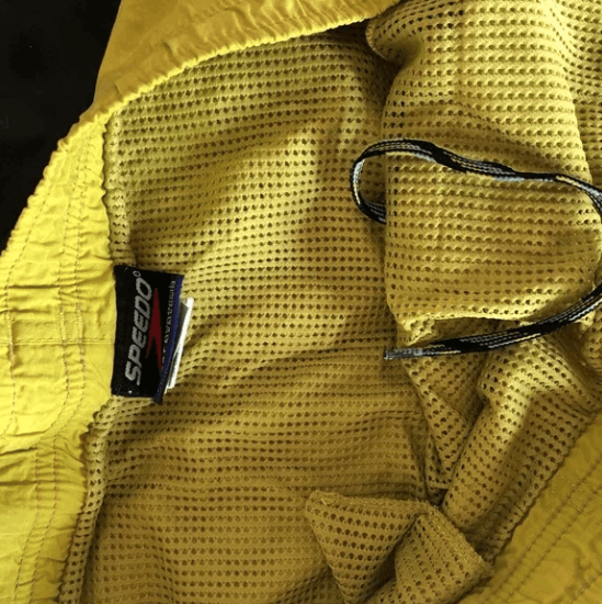 Speedo Chartreuse Speedo swim trunks | Grailed