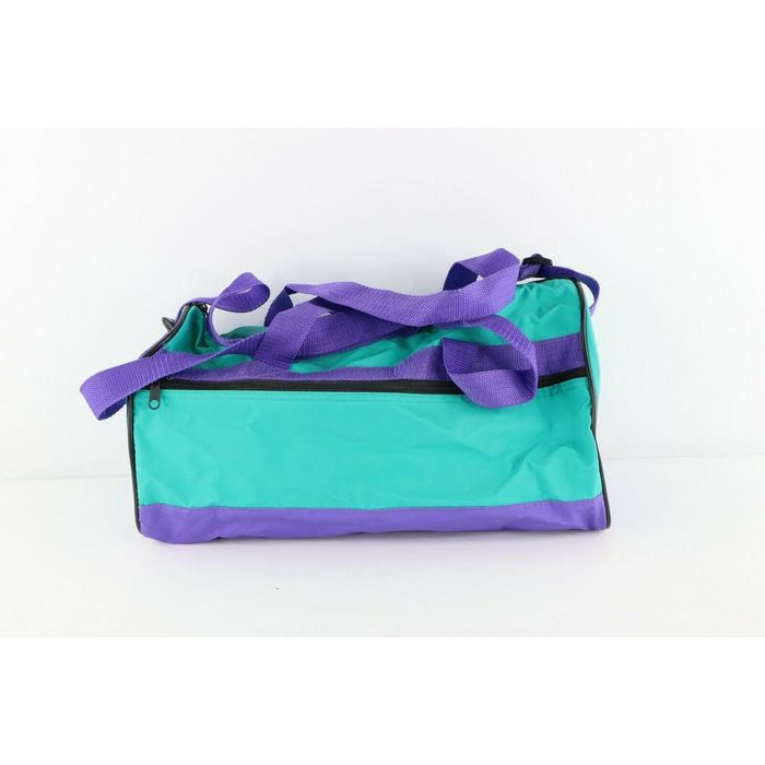 Vintage Vintage 90s Streetwear Small Handled Color Block Duffel Bag ...