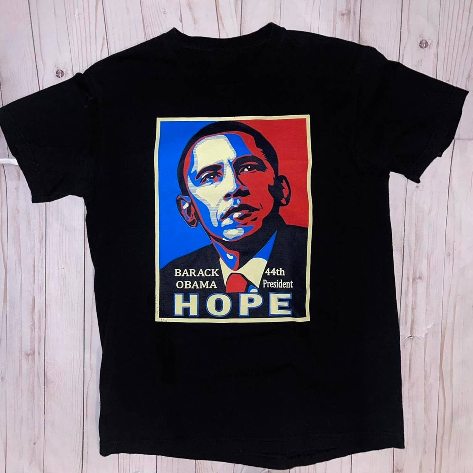Vintage Y2k barack obama hope graphic tee shirt | Grailed