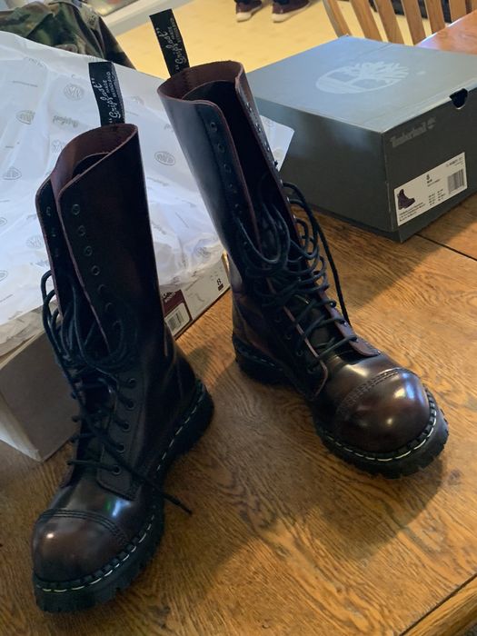 Gripfast Burgundy Rub-Off14 Eye Steel Toe Capped Derby Boot | Grailed