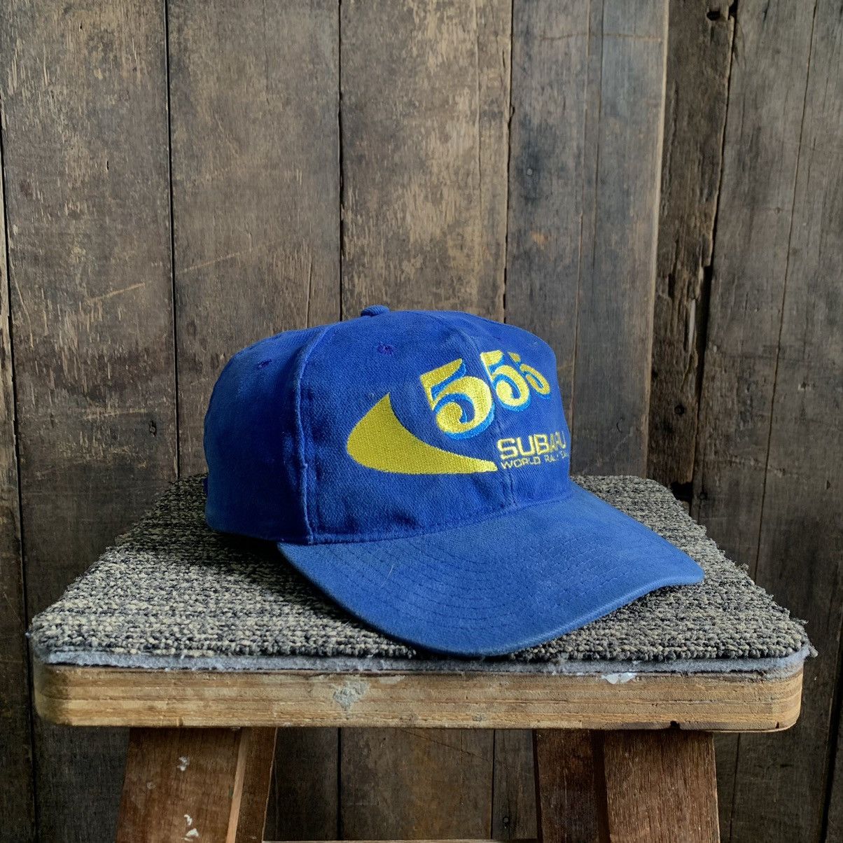 Racing × Vintage Vintage Subaru 555 world Rally team baseball cap | Grailed