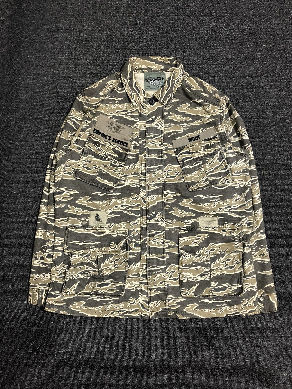 Wtaps Vintage M65 Tiger Stripe Jacket | Grailed