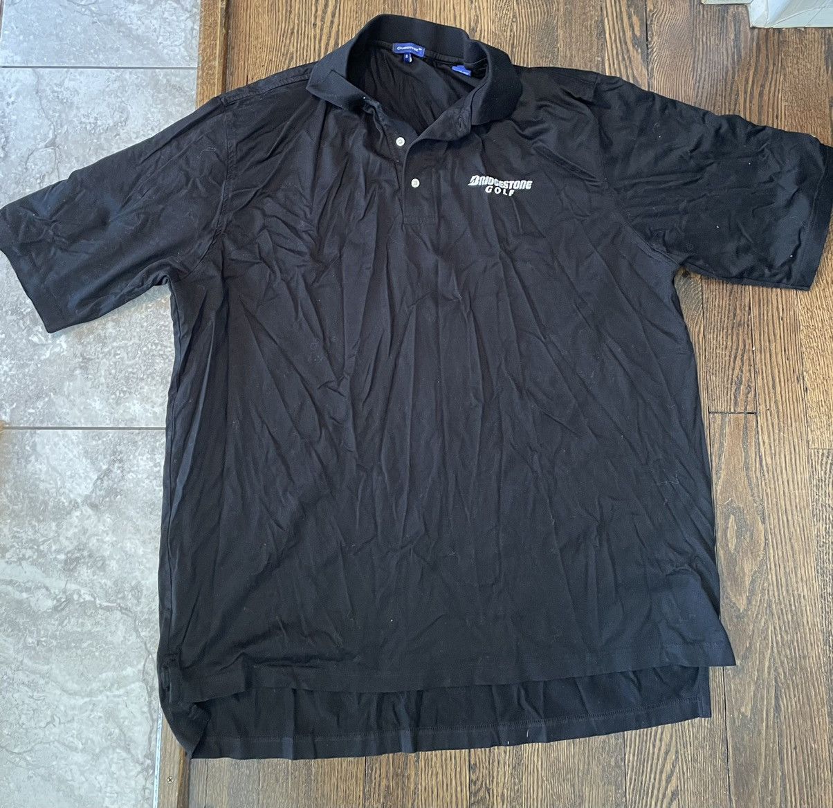 Streetwear Bridgestone Golf Black Polo Shirt XL | Grailed