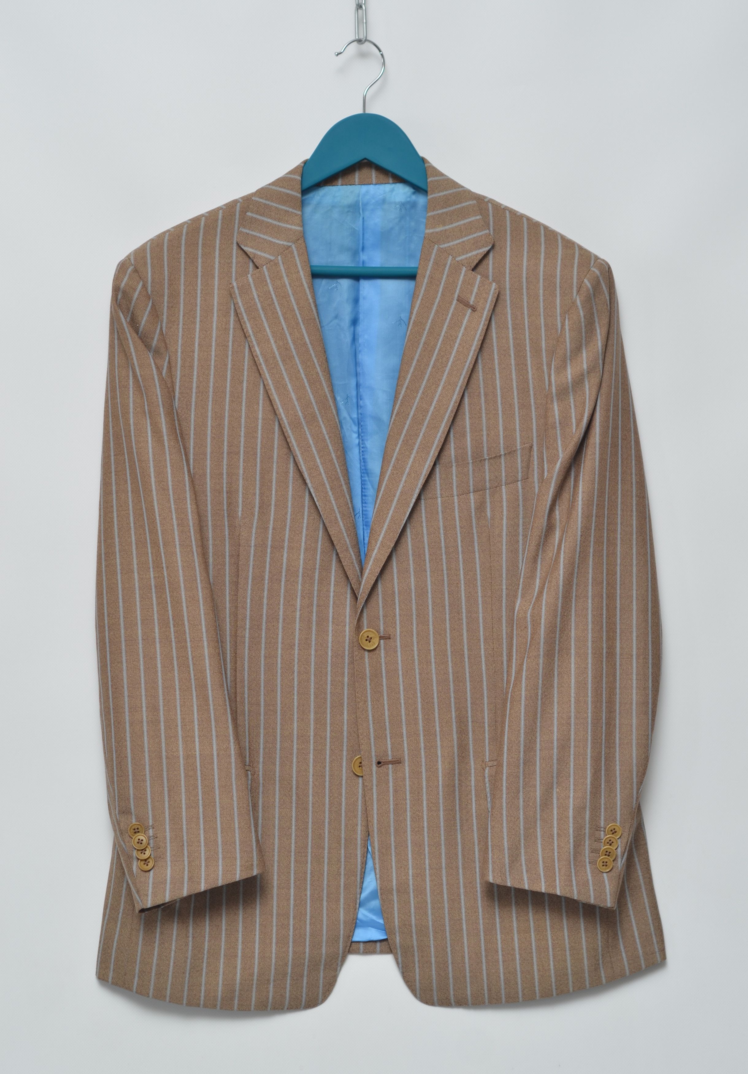 Isaia ISAIA Napoli Lux Wool Striped Blazer Jacket Made in Italy | Grailed