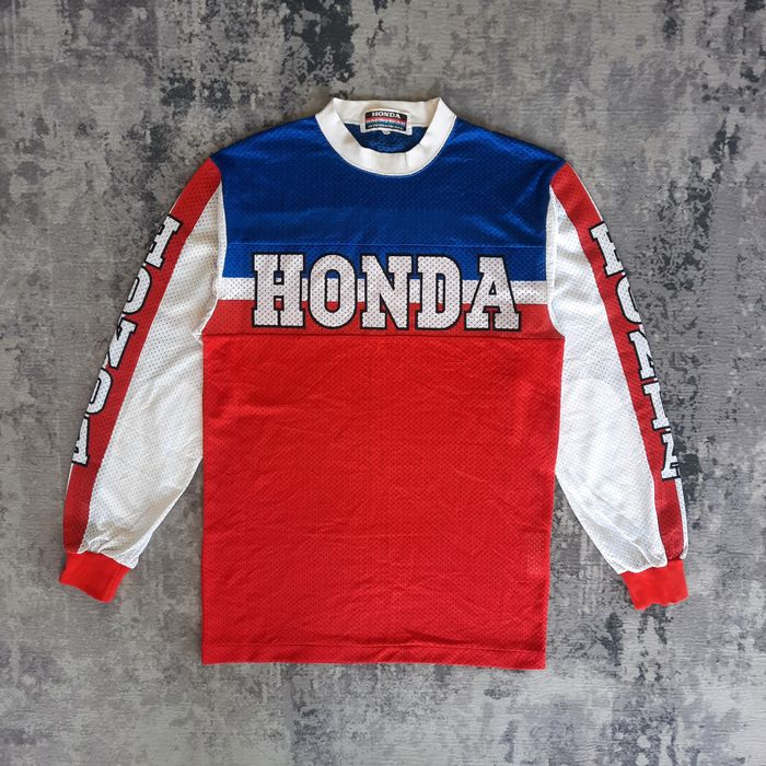 Honda Rare! Vintage 80s honda racing team motocross jersey | Grailed