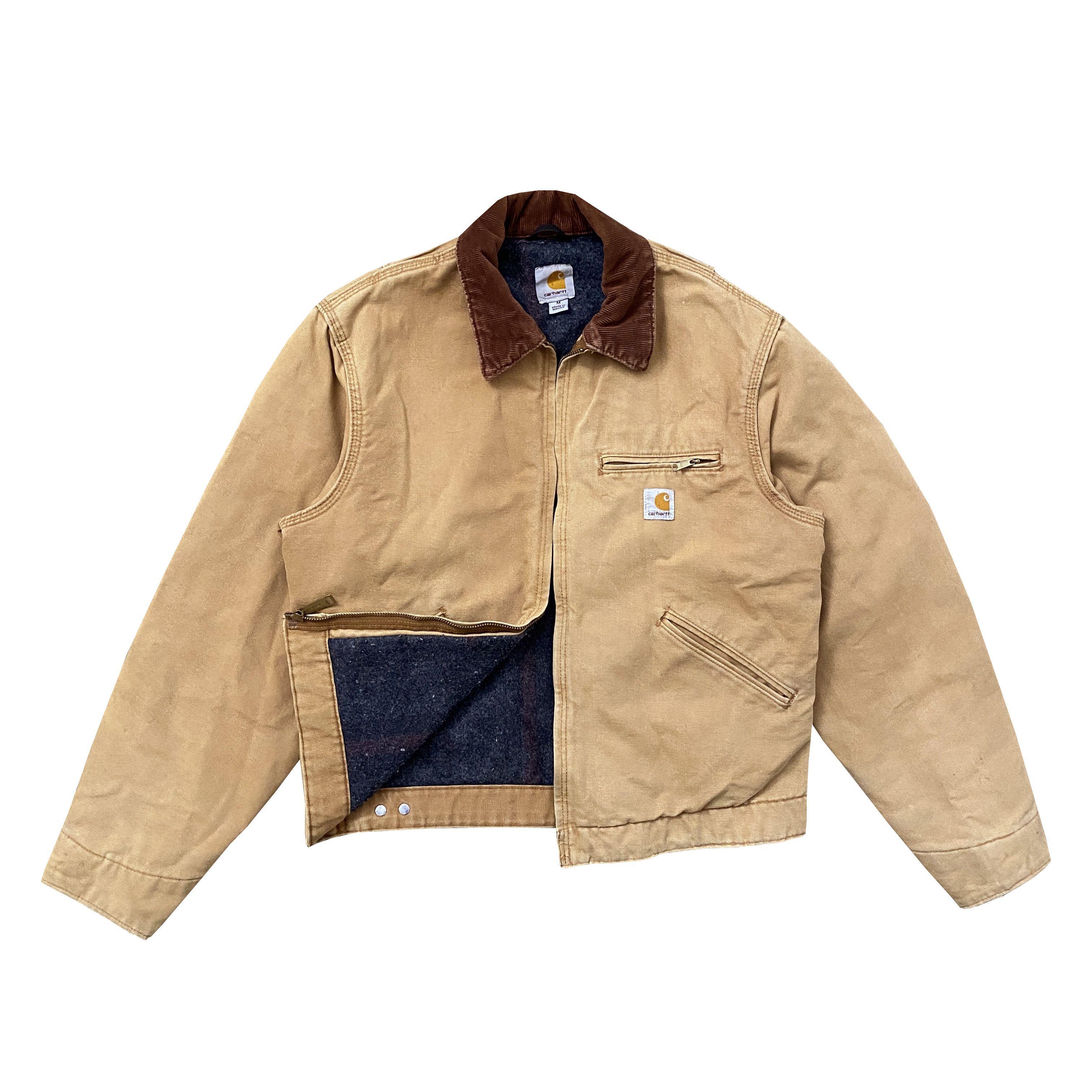 Carhartt Carhartt RNJ001 Detroit Jacket Blanket-Lined Naturally Worn ...