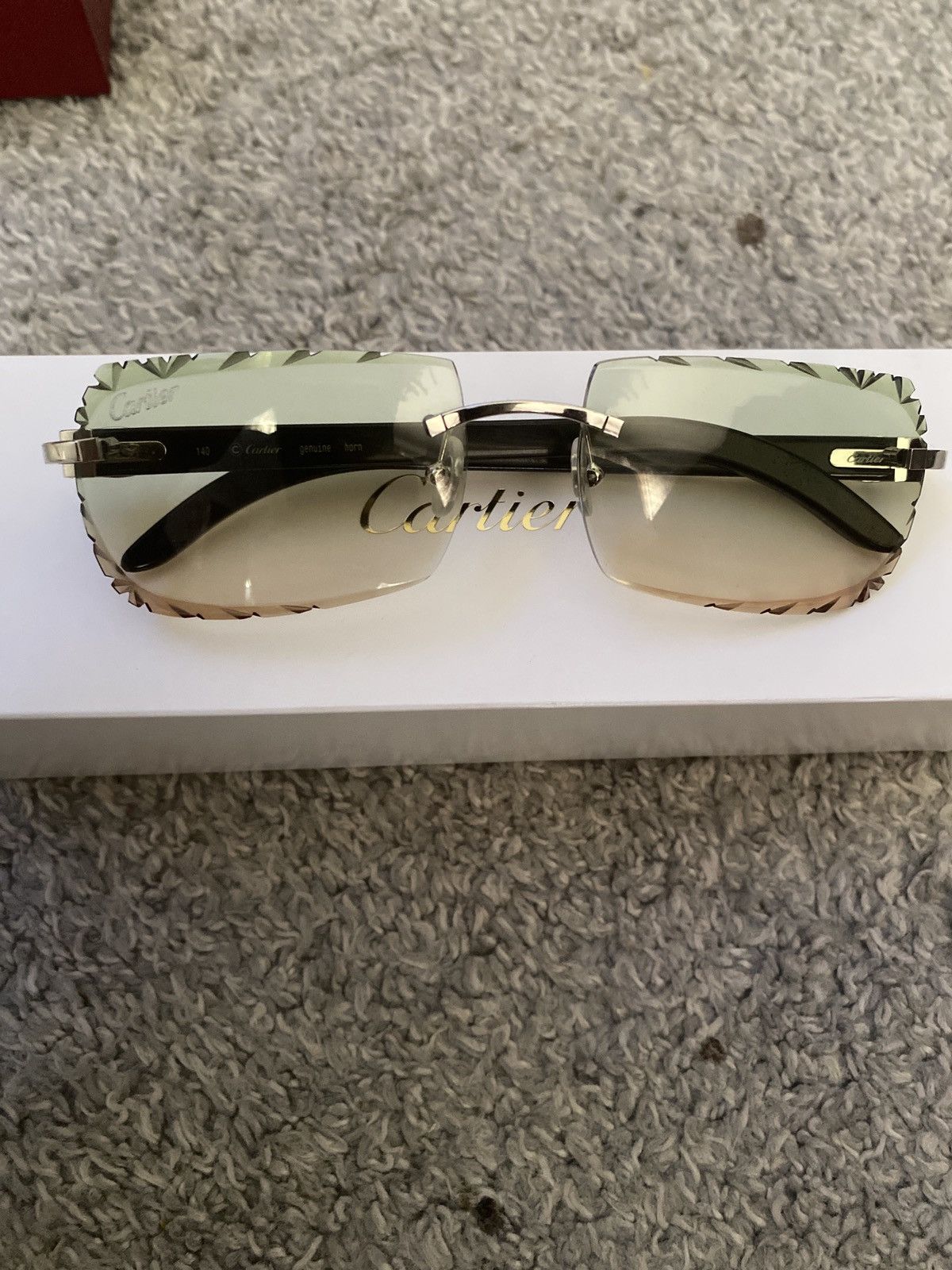 Cartier Cartier Buffalo Horn Buffs Sunglasses | Grailed