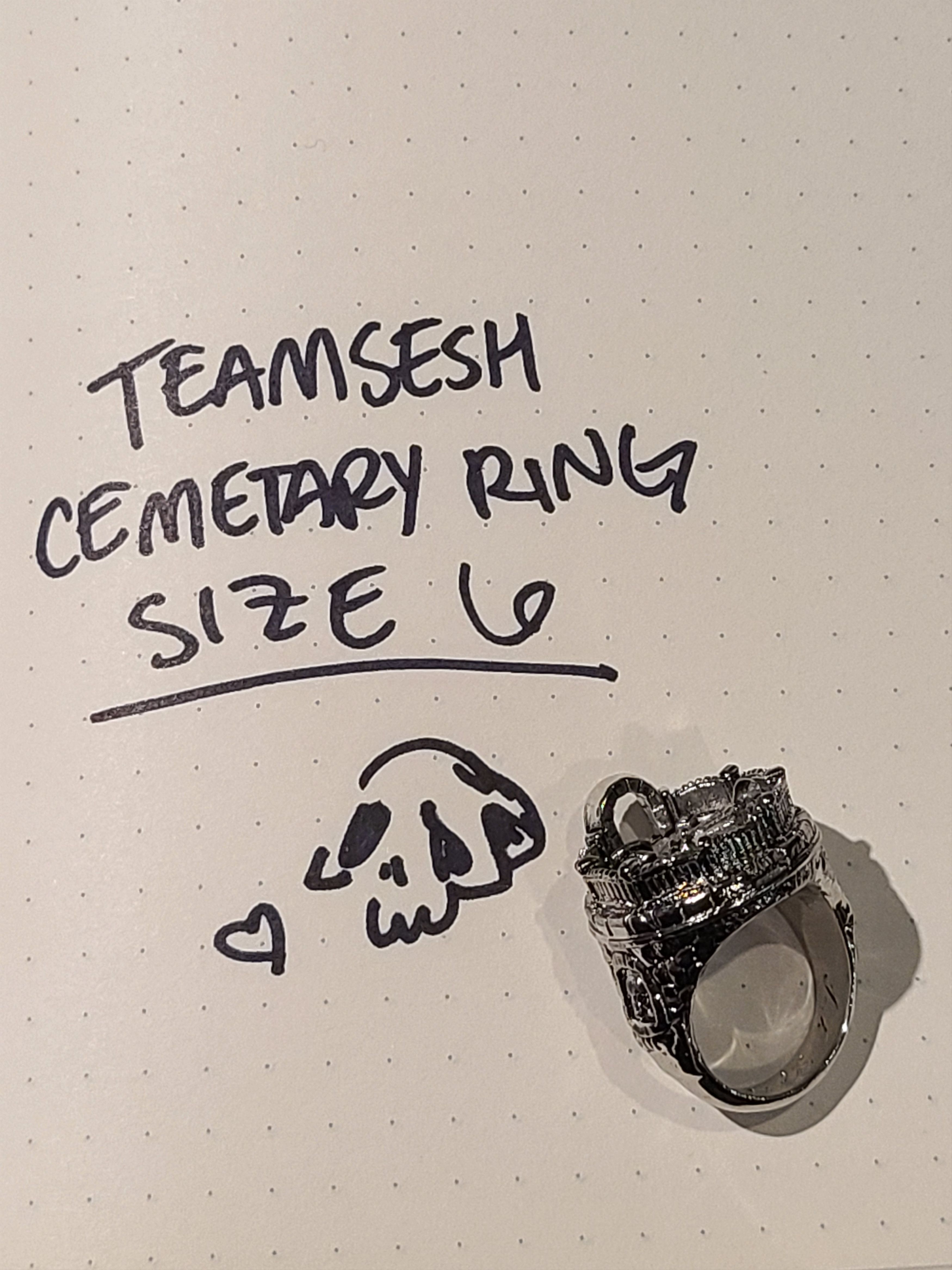 TeamSESH TEAMSESH x BONES Cemetery Ring | Grailed