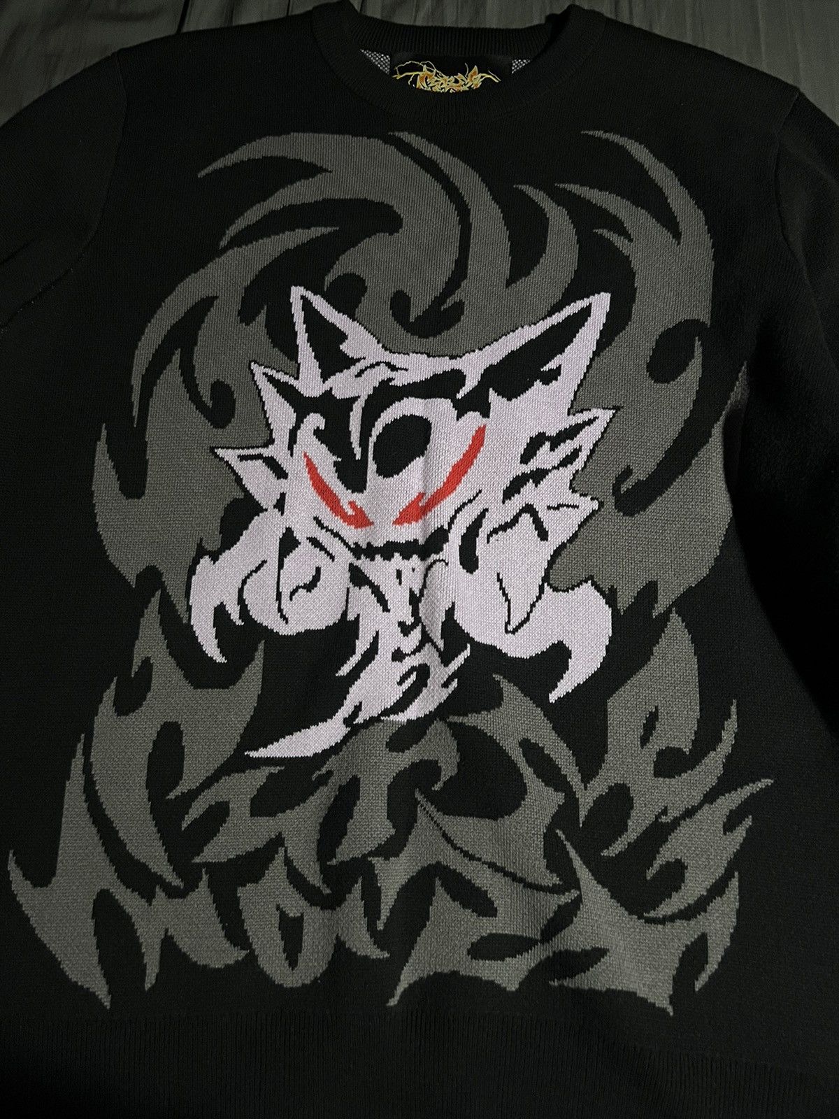 Streetwear Only curse haunted knit sweater | Grailed