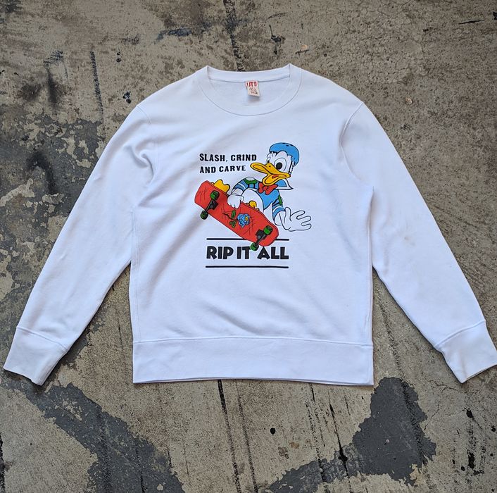 Mickey Mouse Donald Duck Rip it All Skate Long Sleeve | Grailed