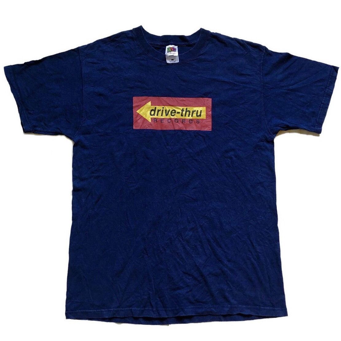 Vintage Vintage Drive thru records 90s T shirt Epitaph records | Grailed