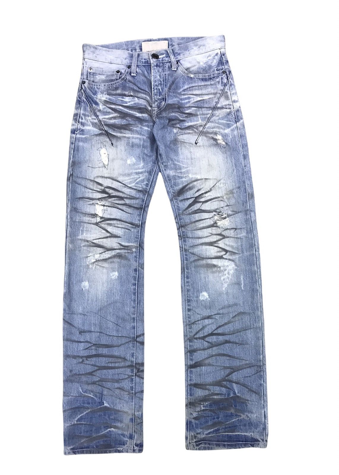Archival Clothing Rare 🔥Neutral Infinity Distressed Smoke Dirty Wash ...