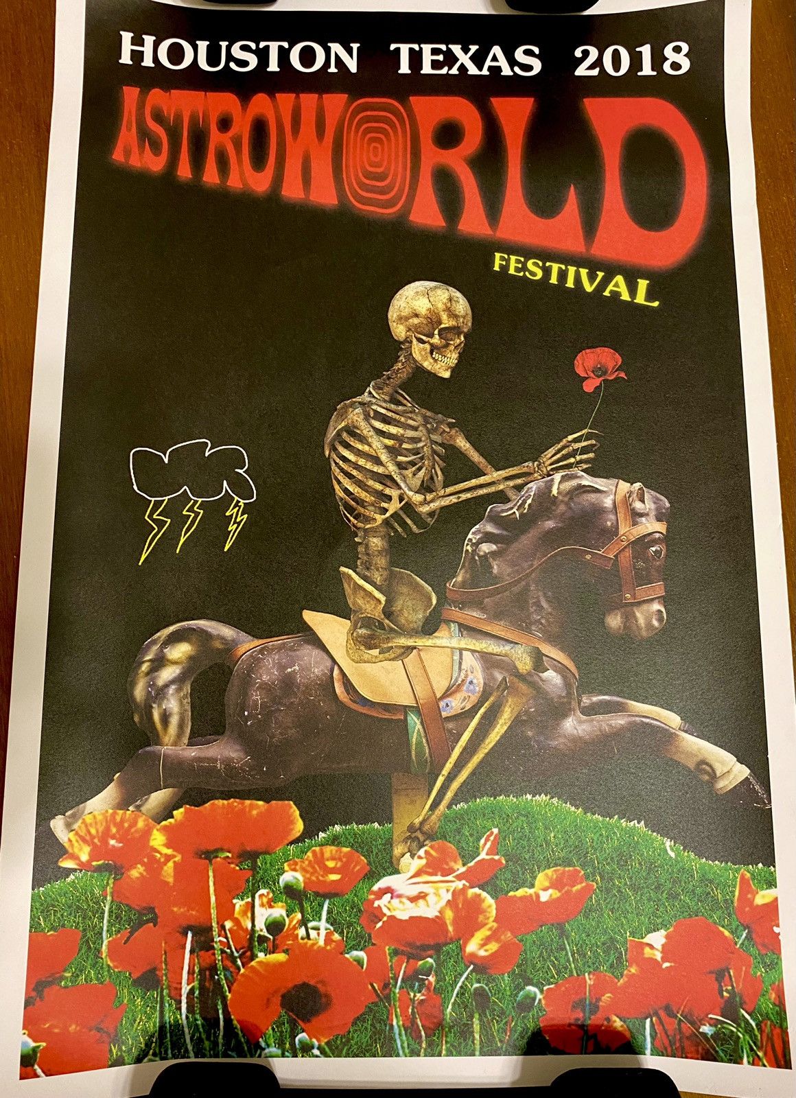 Travis Scott Travis Scott Astroworld 2018 poster | Grailed