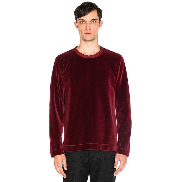 Our Legacy FINAL DROP - Red velour sweater - FW14, true deadstock, BNWT ...