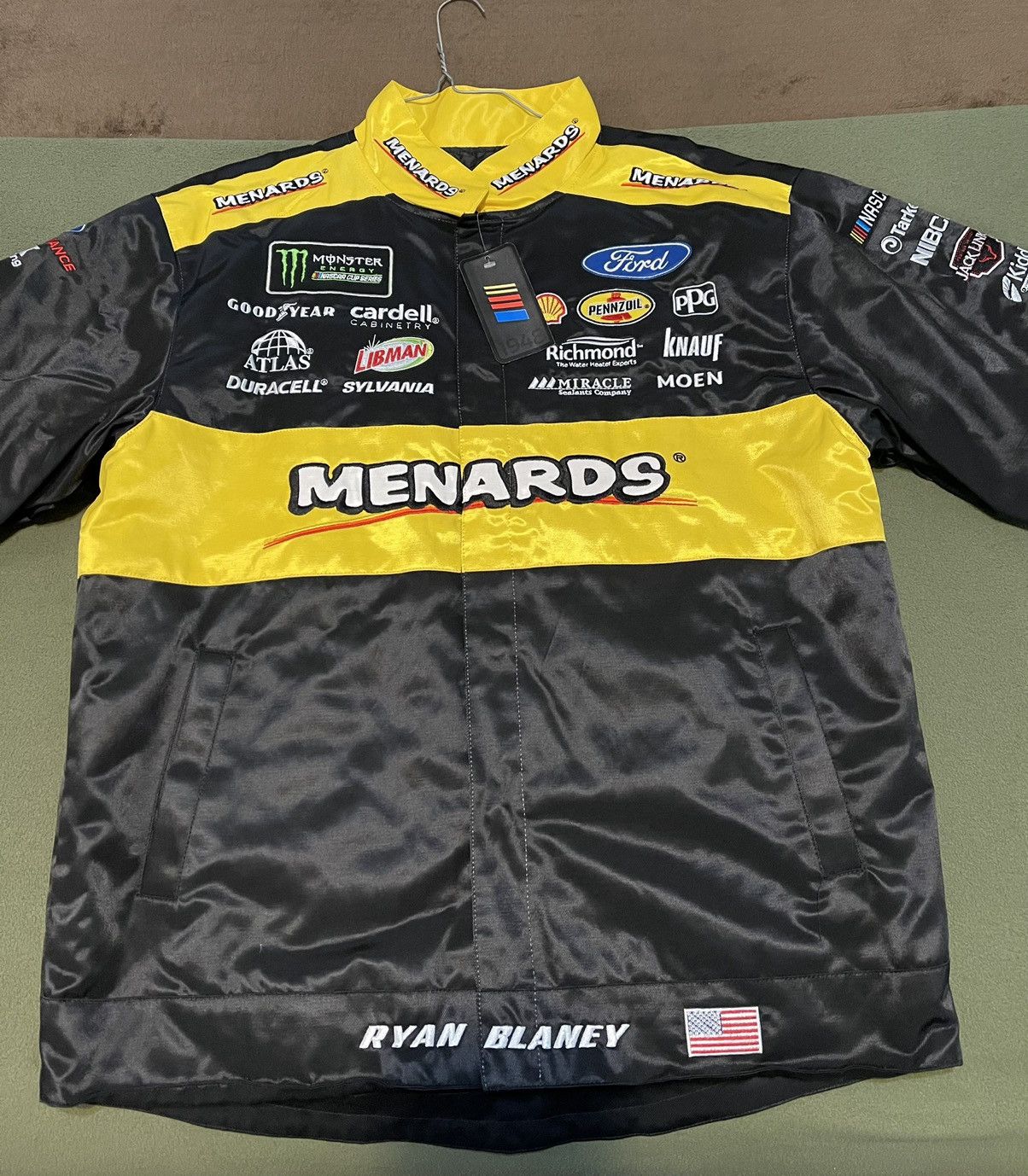 NASCAR × Streetwear Ryan Blaney racing jacket | Grailed