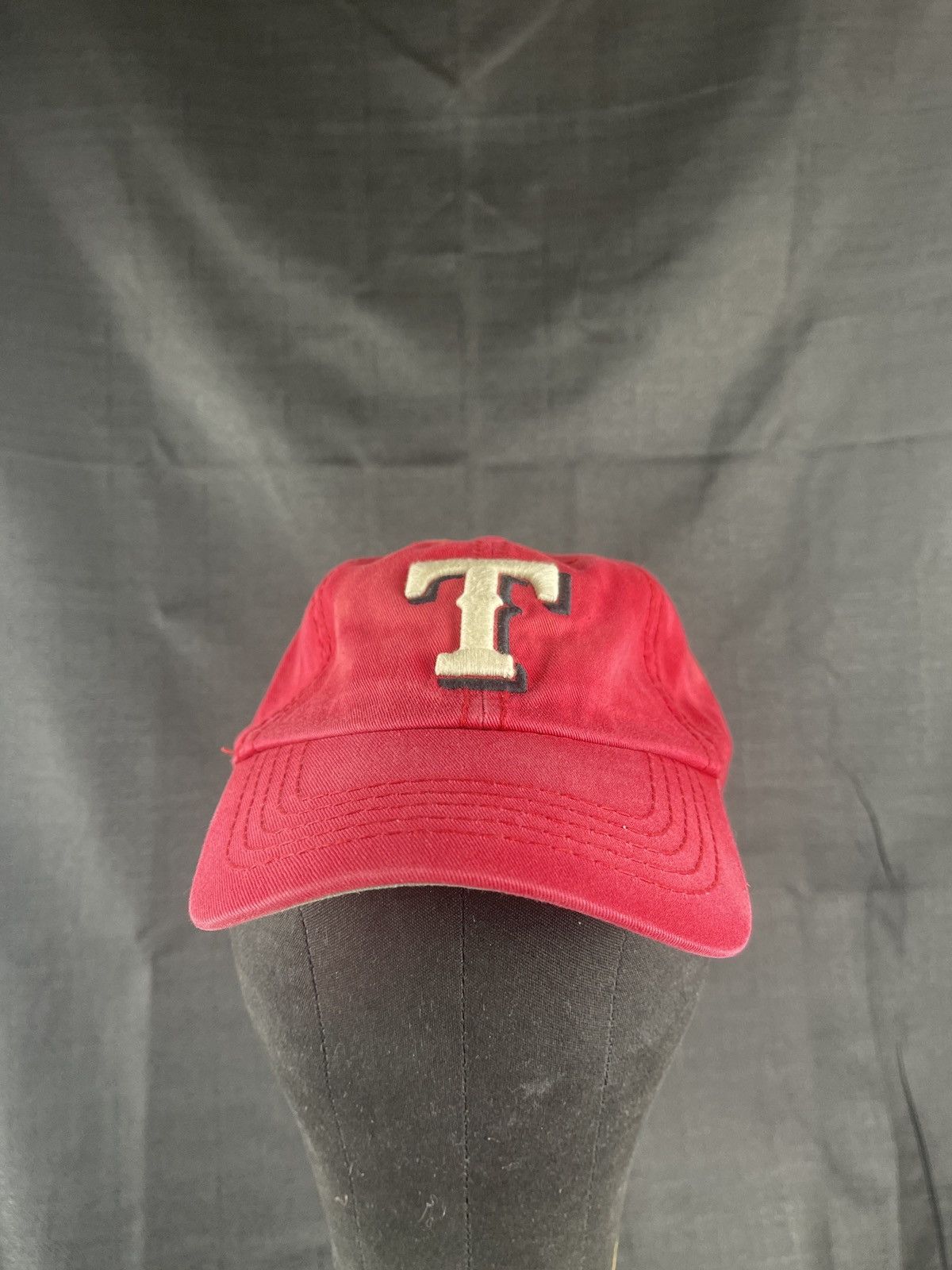Vintage Texas Rangers Retro "T" Logo Faded MLB Hat | Grailed