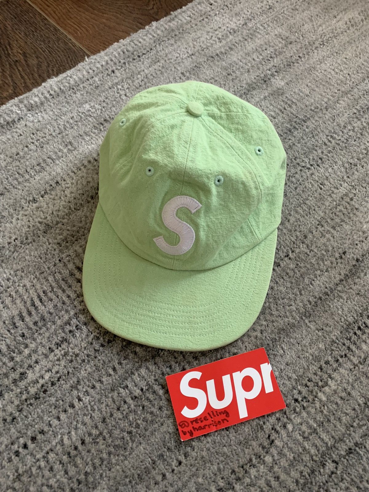 Supreme supreme s logo cap | Grailed