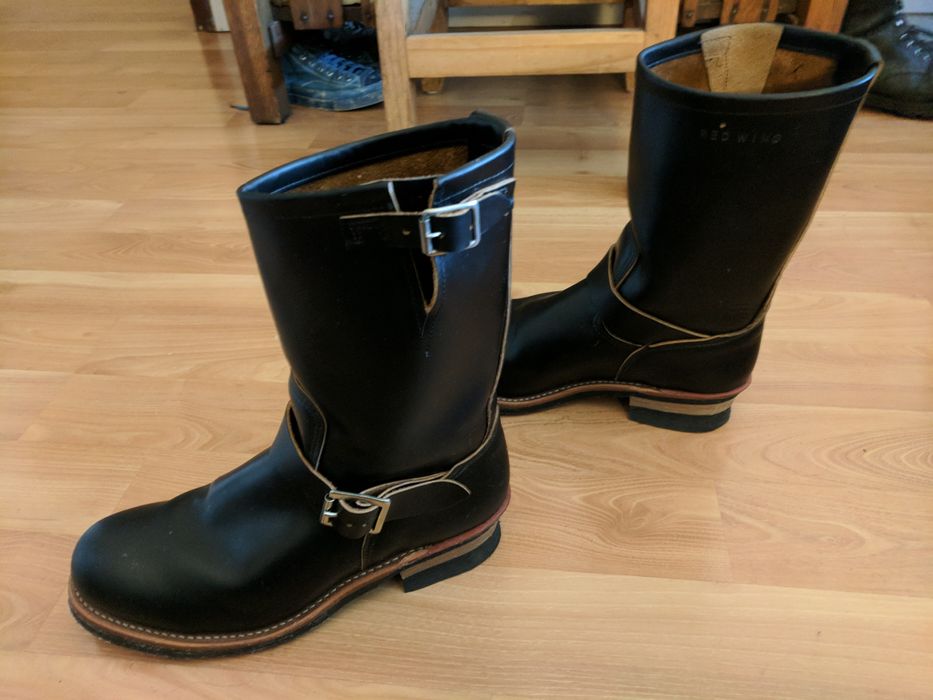 Red Wing 9268 Black Klondike Engineer Boots | Grailed