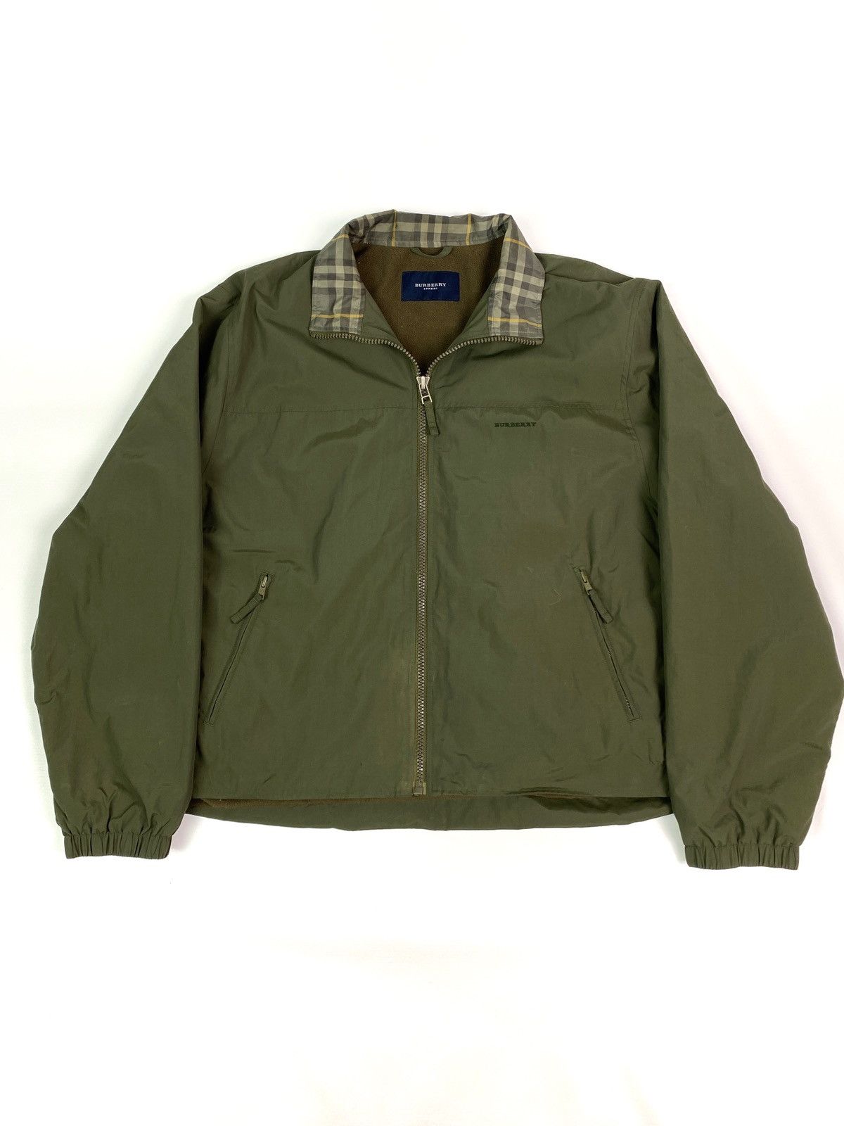 Burberry × Vintage Burberry jacket Harrington nova check elements | Grailed