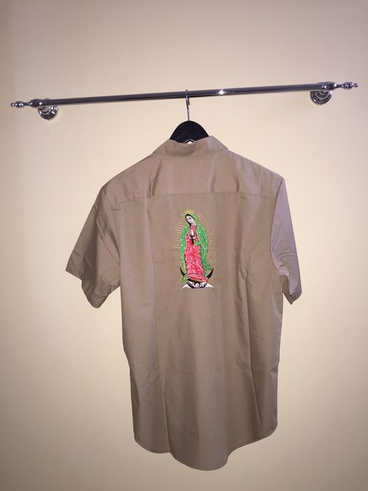 Supreme Supreme Virgin Mary Button Up Shirt | Grailed